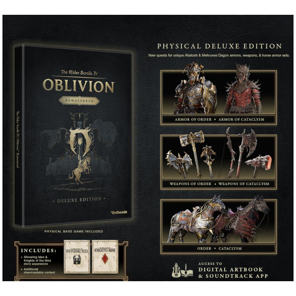 The Elder Scrolls IV Oblivion Remastered Physical Deluxe Edition - PlayStation 5 PS5 - - PNP ...
